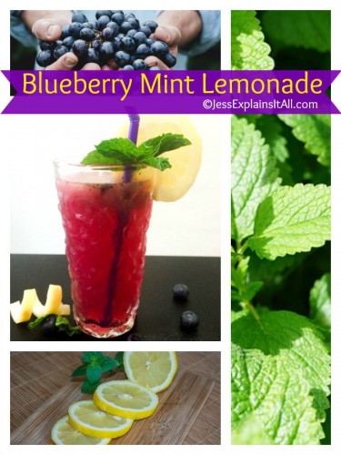Blueberry Mint Lemonade - Hydrating Summer Mocktail to Beat the Heat