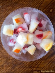 How To Make Fruit Ice Cubes Freezing Fruit For Drinks