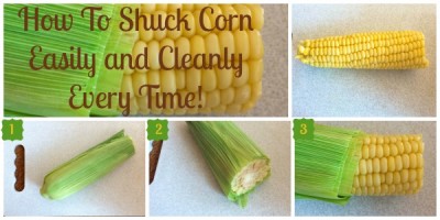 How To Shuck Corn - Removing Corn Silk the Easy Way