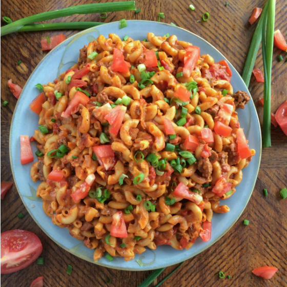 One Pot Cheeseburger Pasta - Easy 30 Minute Meal