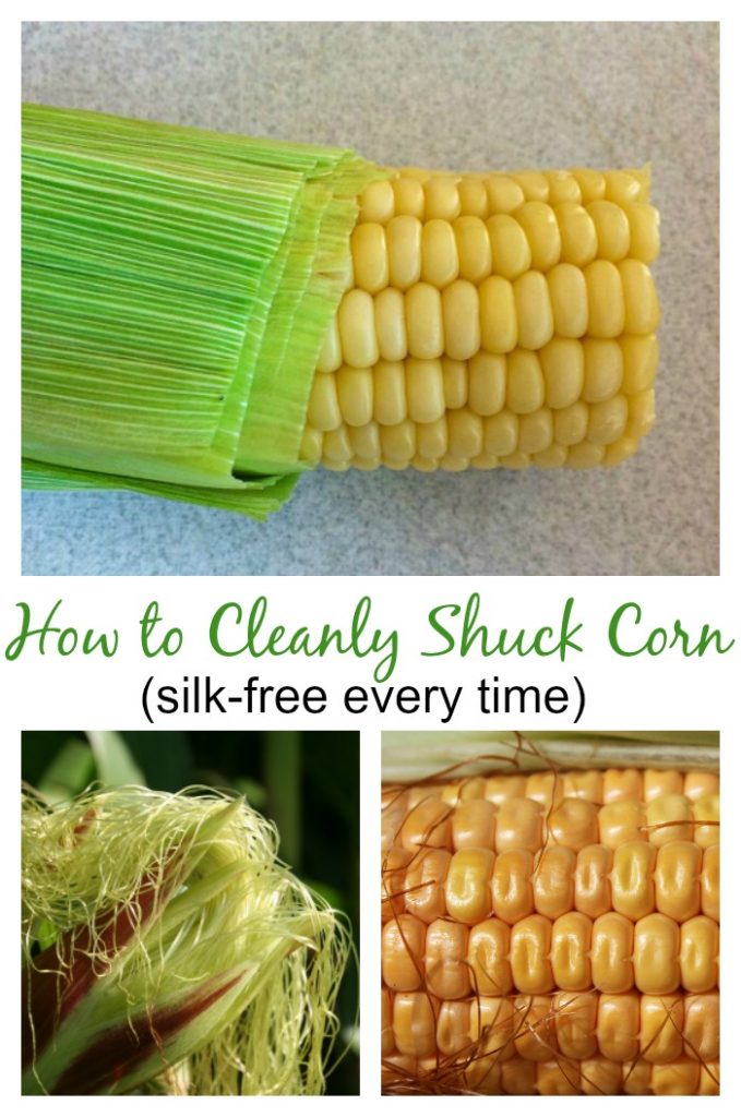 How To Shuck Corn - Removing Corn Silk the Easy Way
